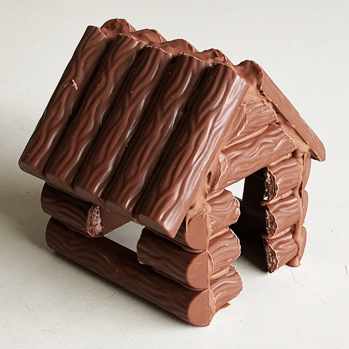 Chocolate Log Cabin - MuchMunchies
